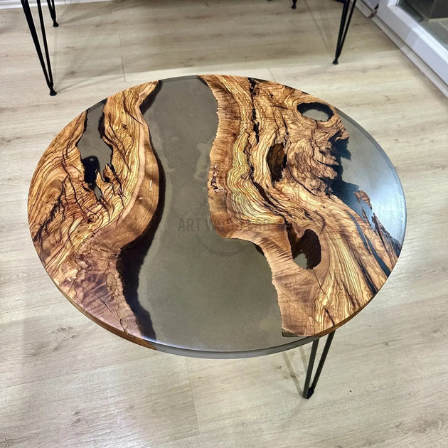Resin Coffee Table – Perfect Fusion of Function and Style – Art Wood Lab